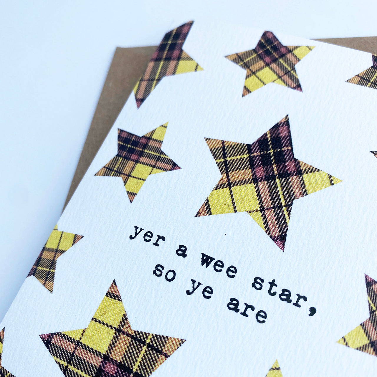 'Yer A Star' Scottish Thank You Card – Hiya Pal Ltd