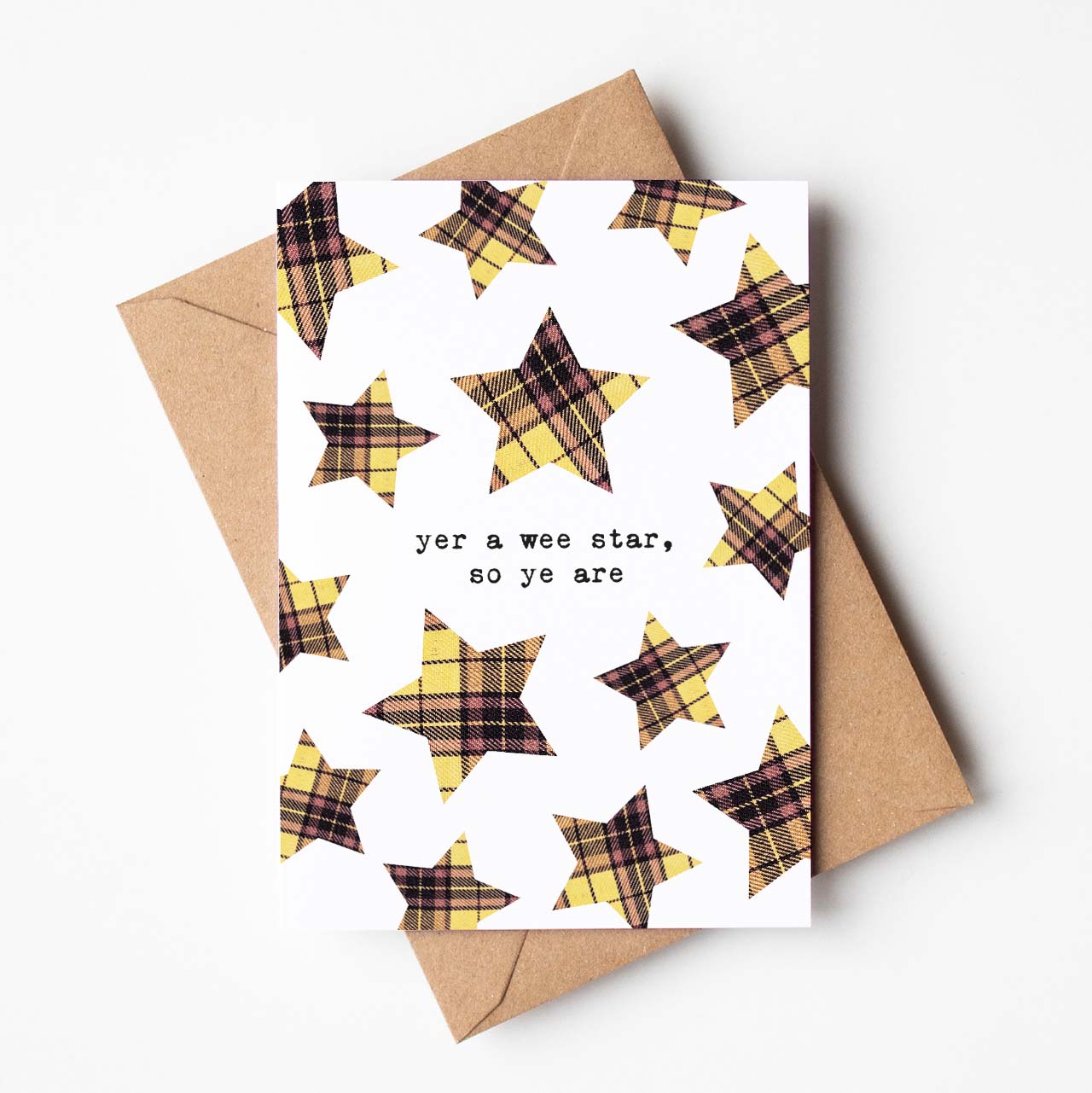 'Yer A Star' Scottish Thank You Card – Hiya Pal Ltd